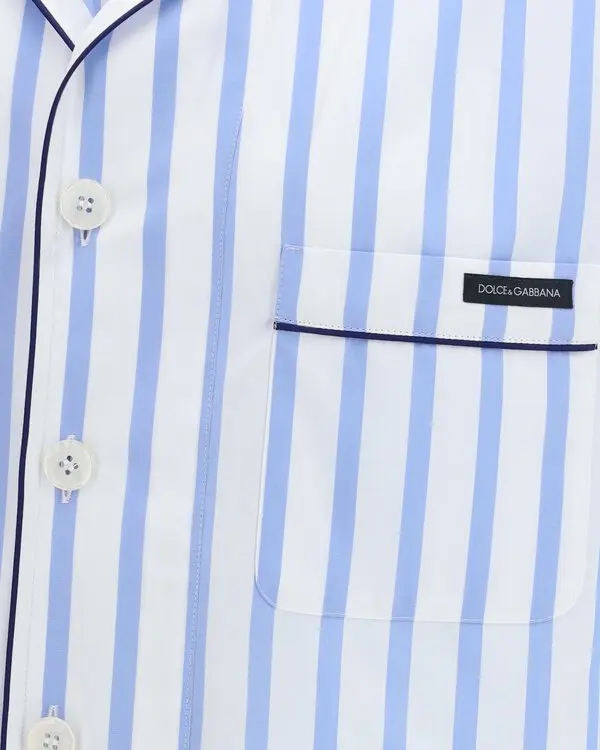 Dolce & Gabbana Short-sleeve Striped Shirt
