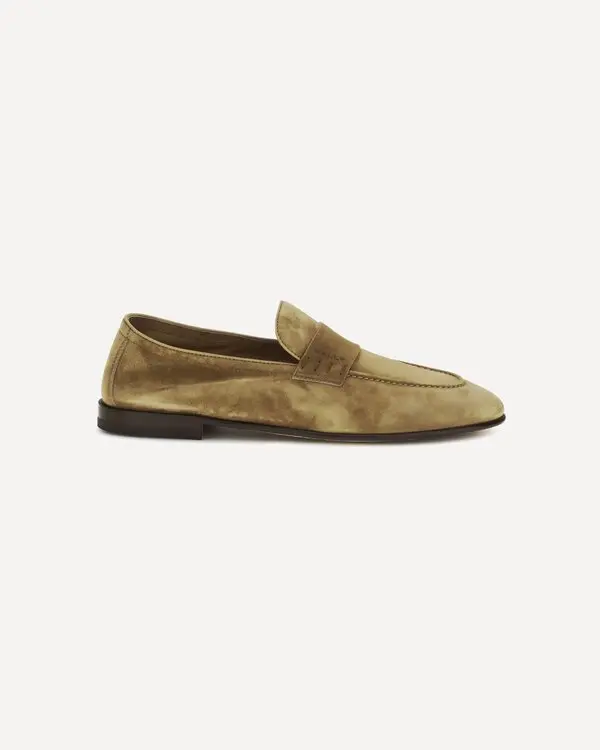 Bally Elios Suede Loafers - Beige
