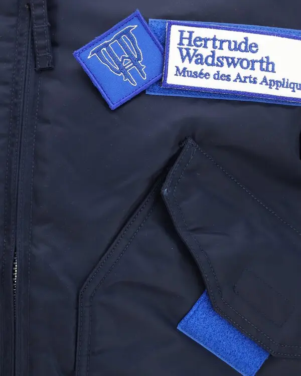 GR10K X Alpha Industries Cwu-45 Flight Bomber Jacket - Blue