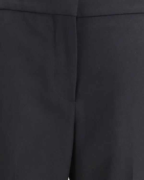 Givenchy Tailored Bootcut Grain De Poudre Wool Pants