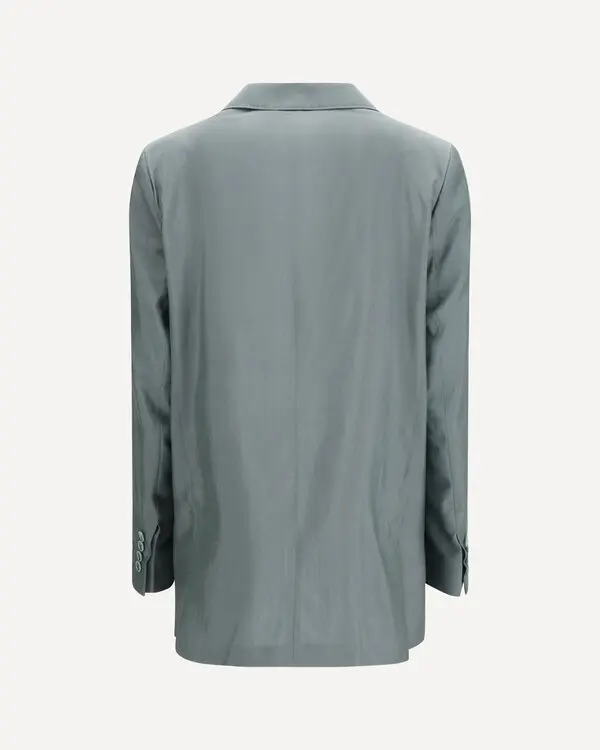 Max Mara Mxmalbata Blazer In Wool And Silk