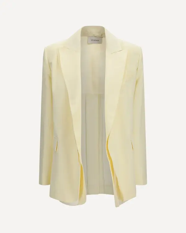 Max Mara Double-collar Viscose Blend Blazer