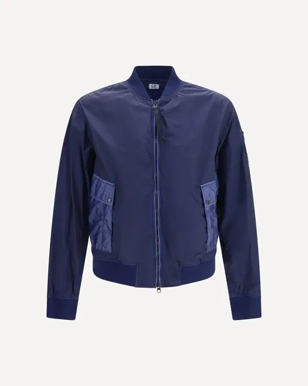 C.P. COMPANY Bi-tm Mixed Lens Bomber Jacket
