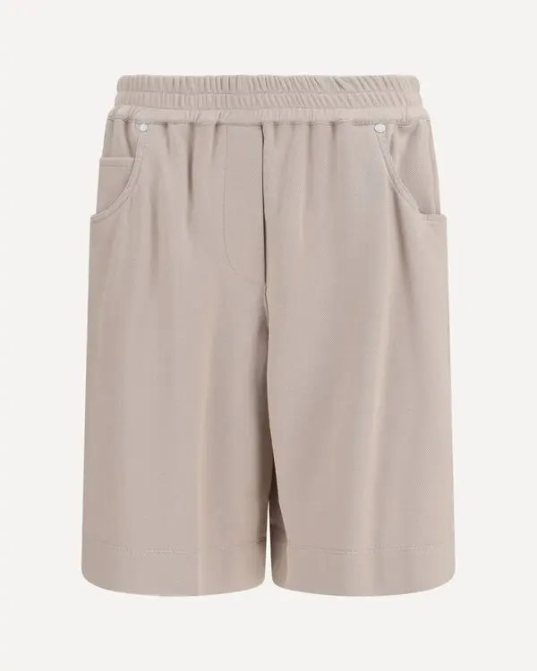 Brunello Cucinelli Cotton Piqué Shorts