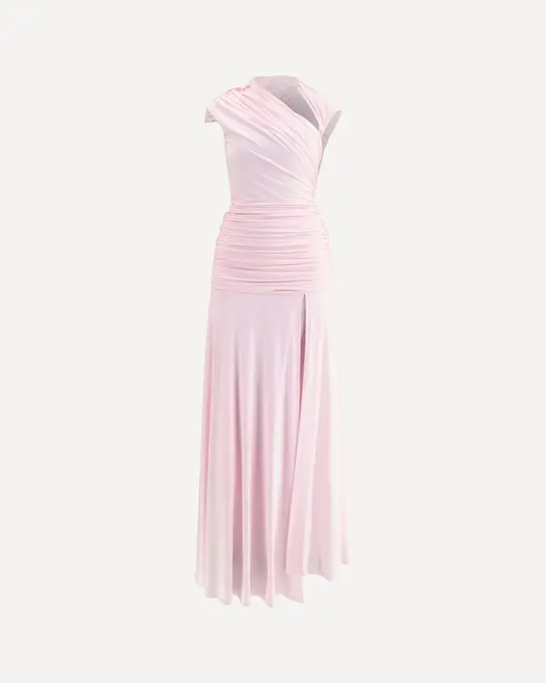 SELF-PORTRAIT Draped Jersey Dress