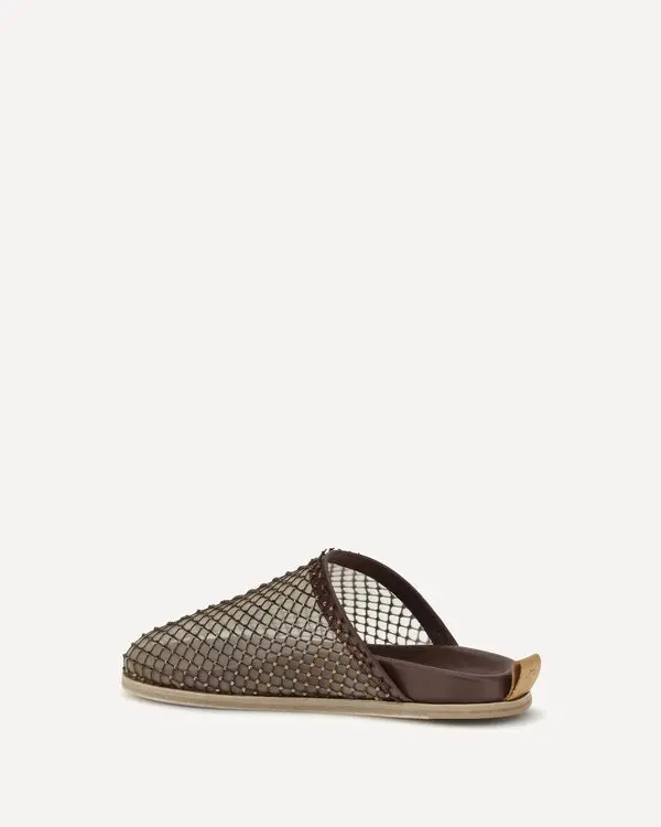 FORTE_FORTE Embellished Mesh Mules