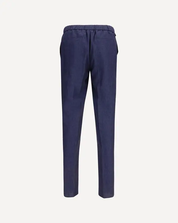 GI CAPRI Linen Drawstring Pants