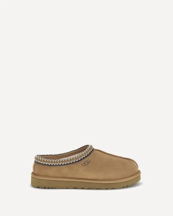 UGG Tasman Ii Suede Mules With Braided Detailing - Beige