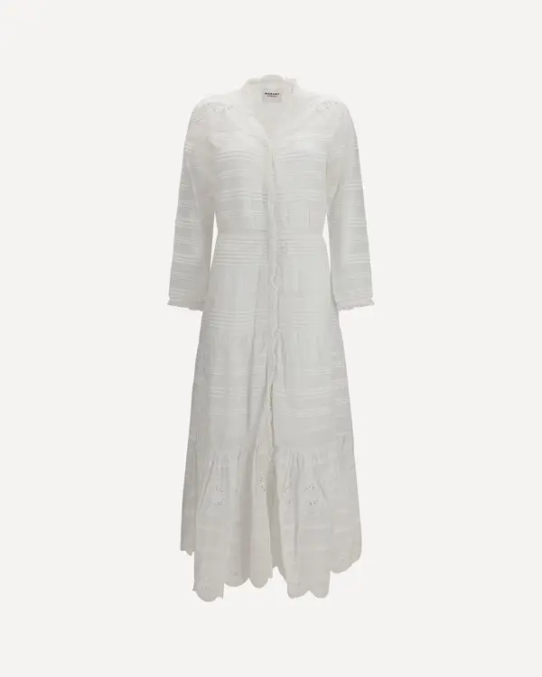 MARANT ETOILE Marant Étoile Daniva Cotton Shirt Dress - White