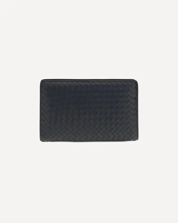 Bottega Veneta Agenda Clutch - Blue