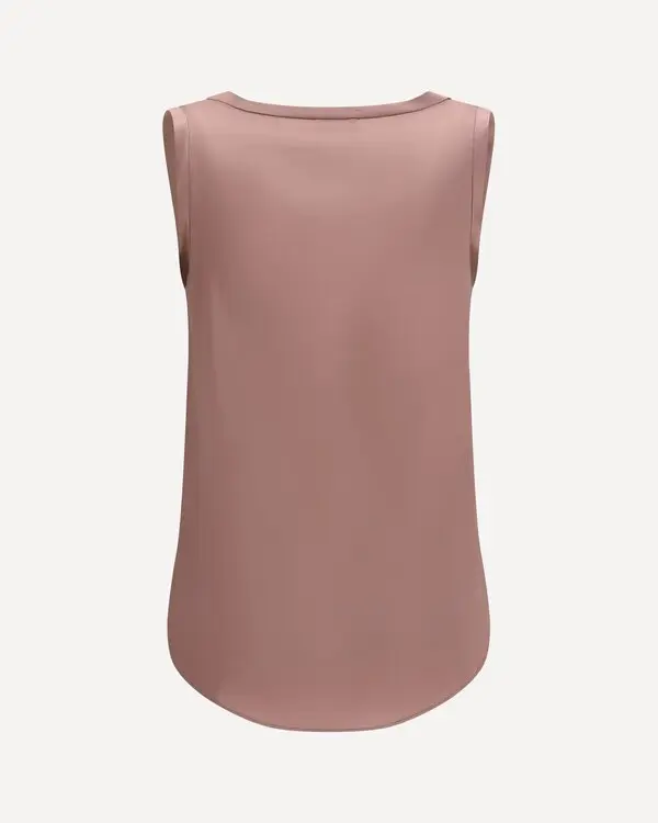 Brunello Cucinelli Sleeveless Silk Top - Pink