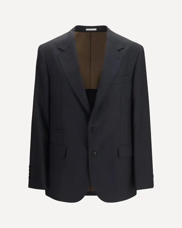Brunello Cucinelli Houndstooth Wool Jacket