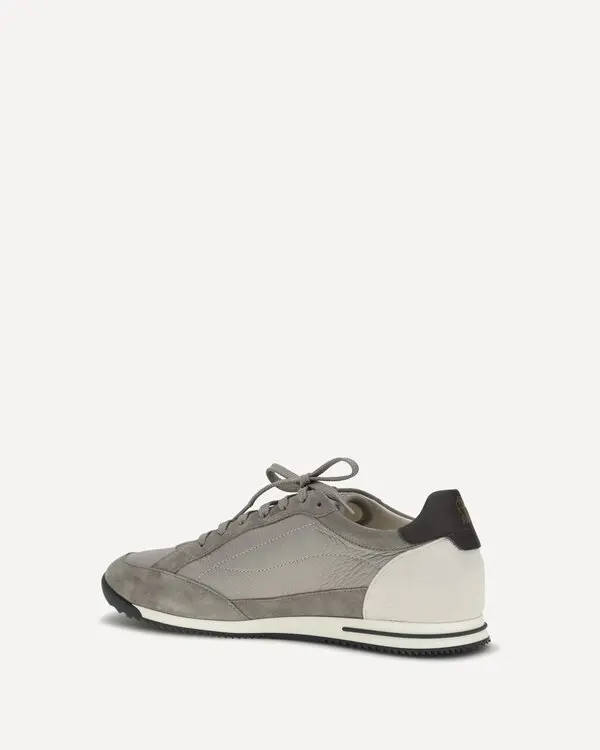 Brunello Cucinelli Deer And Suede Lace-up Sneakers