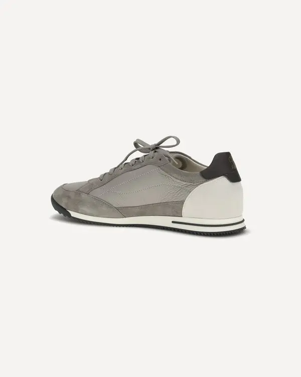 Brunello Cucinelli Deer And Suede Lace-up Sneakers