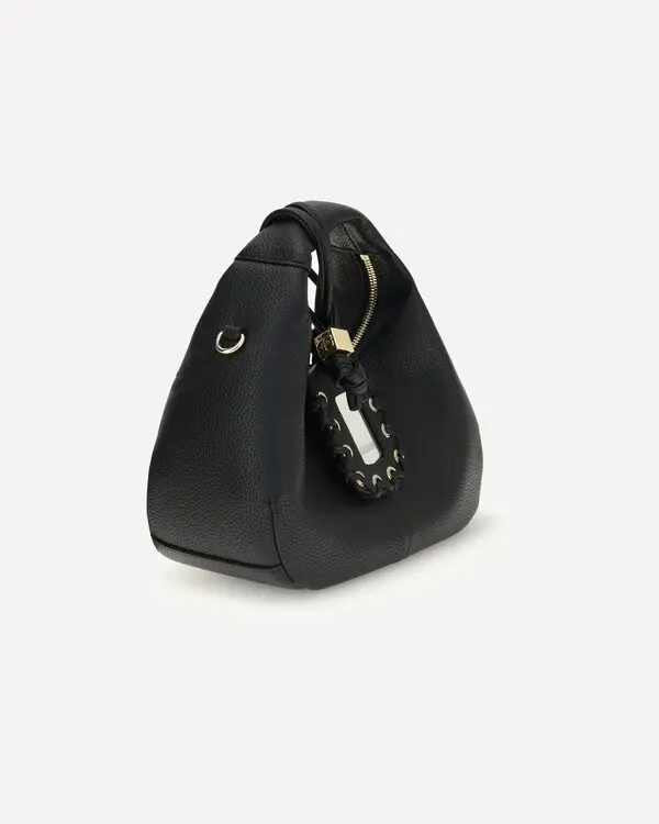 GANNI Hobo Mini Handbag - Black
