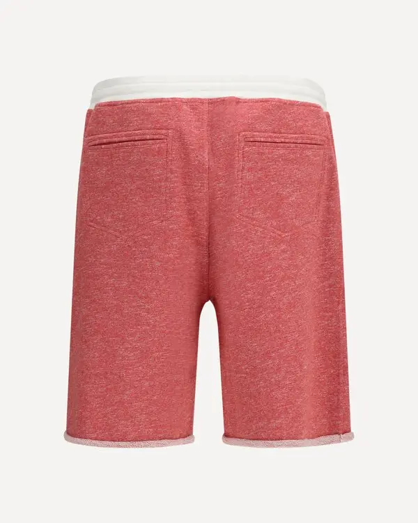 Brunello Cucinelli Cotton And Linen Shorts With Logo