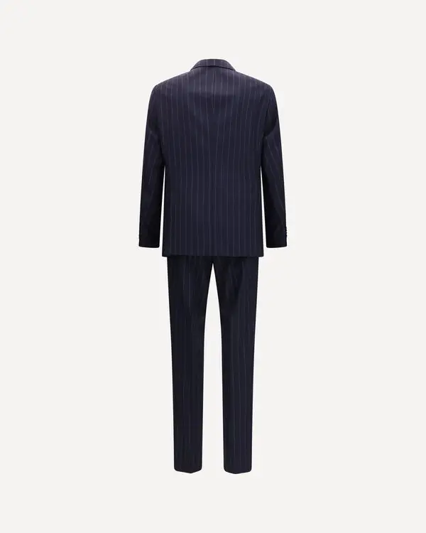 Hugo Boss Striped Virgin Wool Suit