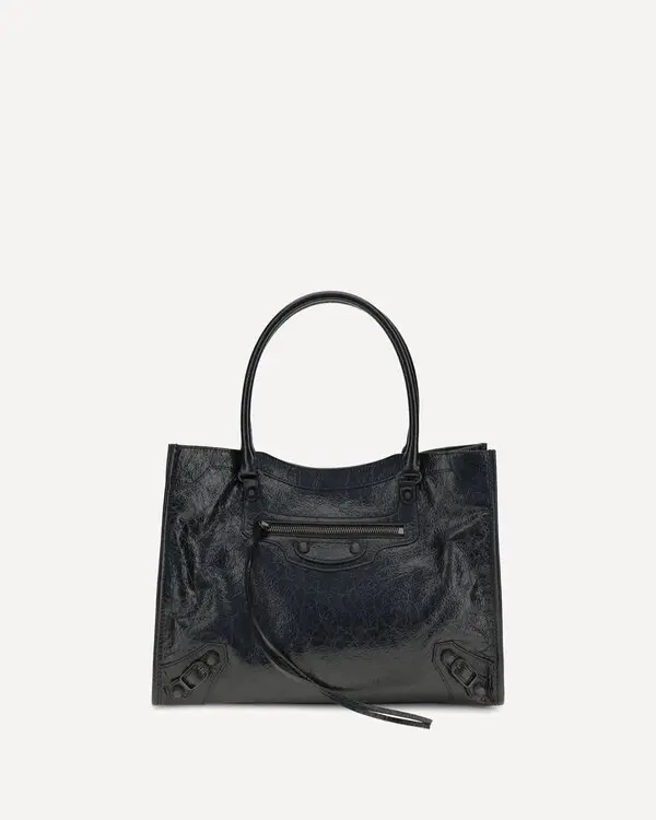 Balenciaga Small Le City Tote Bag - Black