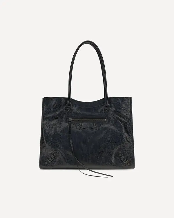 Balenciaga Small Le City Tote Bag - Black