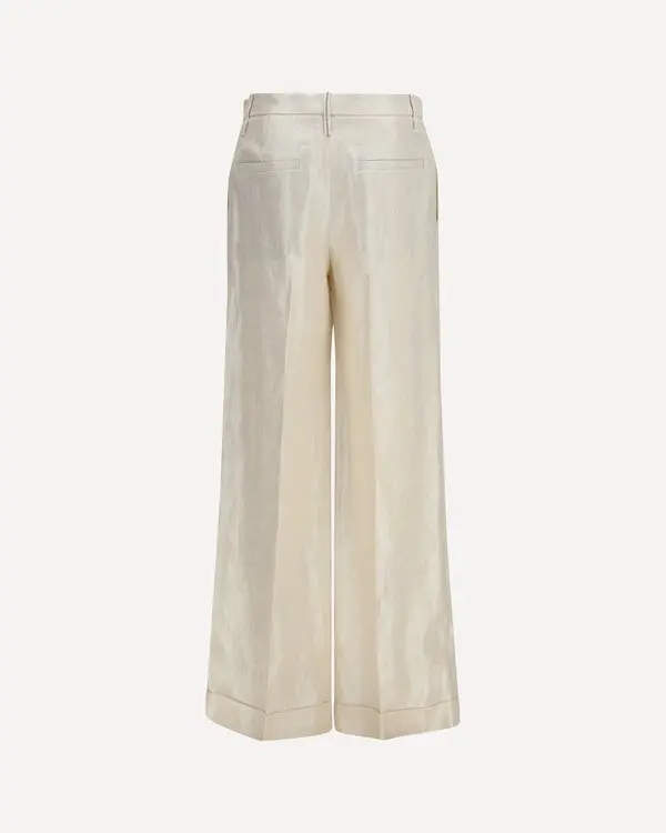 Brunello Cucinelli Linen Tailored Pants
