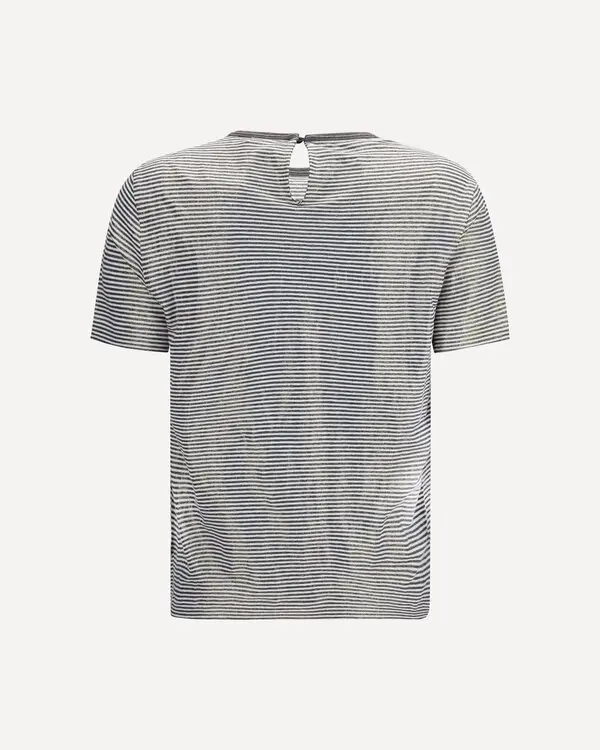 Brunello Cucinelli Striped Crewneck T-shirt