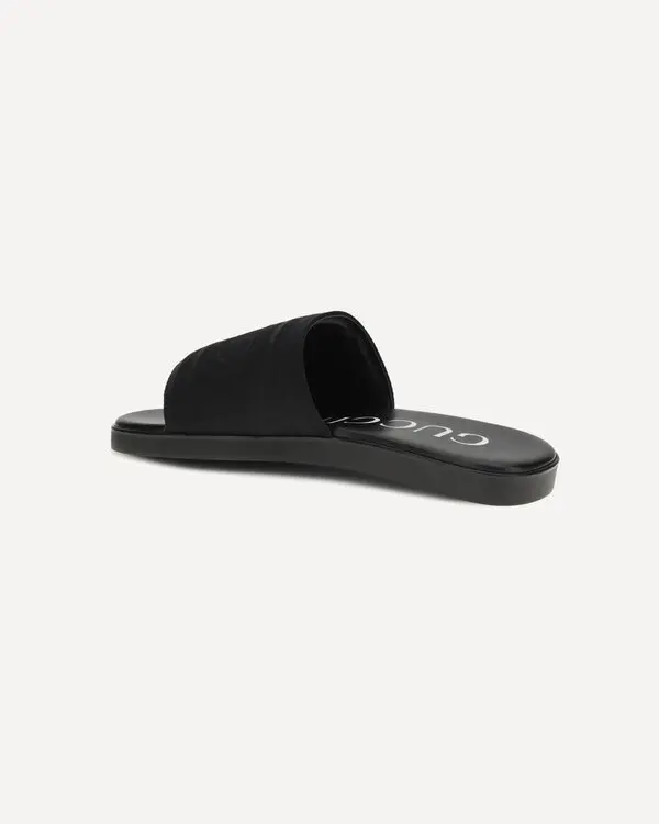 Gucci Jacquard Fabric Slip-on Slides