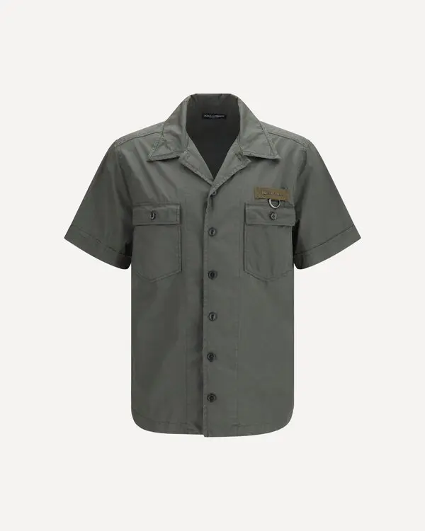 Dolce & Gabbana Short-sleeve Shirt With Chest Pocket