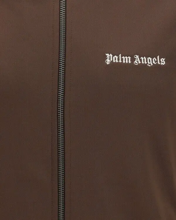 Palm Angels Classic Logo Track Jacket - Brown