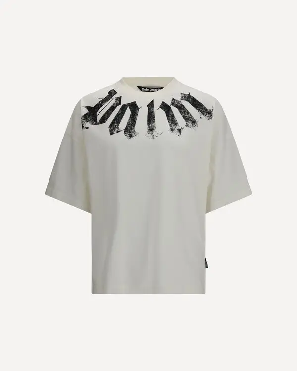 Palm Angels Big Neck Logo T-hirt