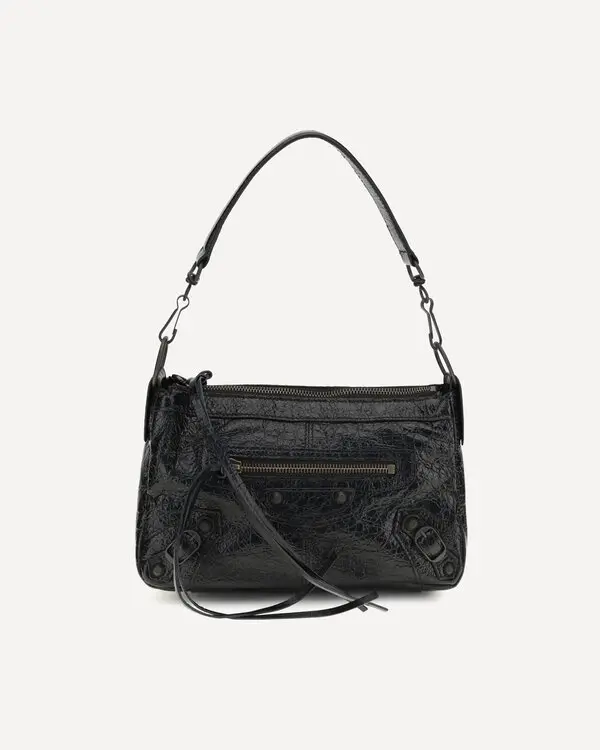 Balenciaga Le City Moto Mini Handbag - Black