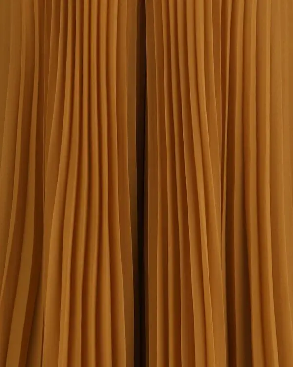 PIANOFORTE- MAX MARA Max Mara Pianoforte Grembo Pleated Chiffon Wide-leg Pants