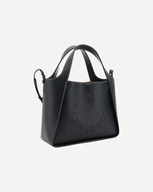 Stella McCartney Faux Leather Shoulder Bag With Monogram Detail