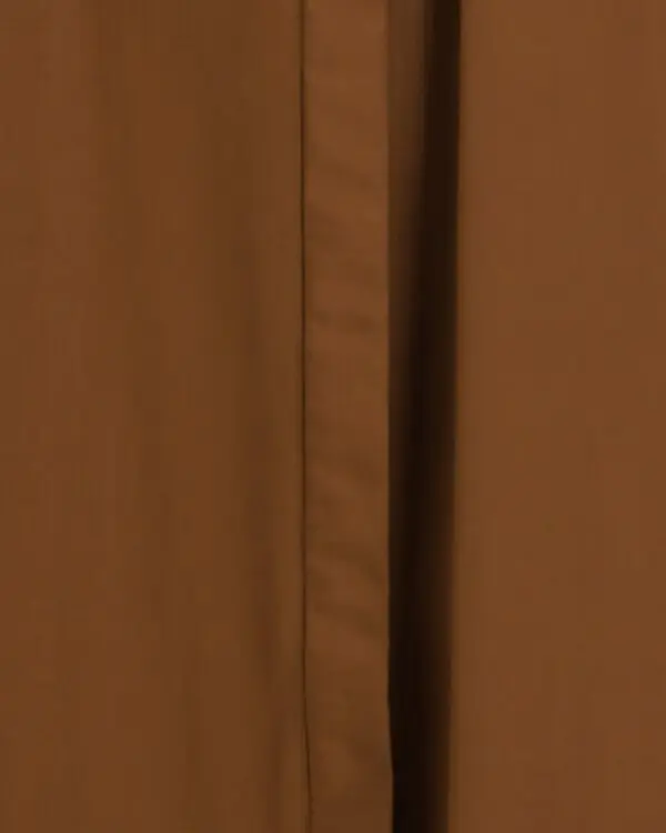 Max Mara Cotton Satin Belted Shirt Dress
