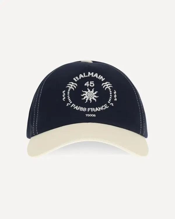 Balmain Two-tone Logo Baseball Cap
