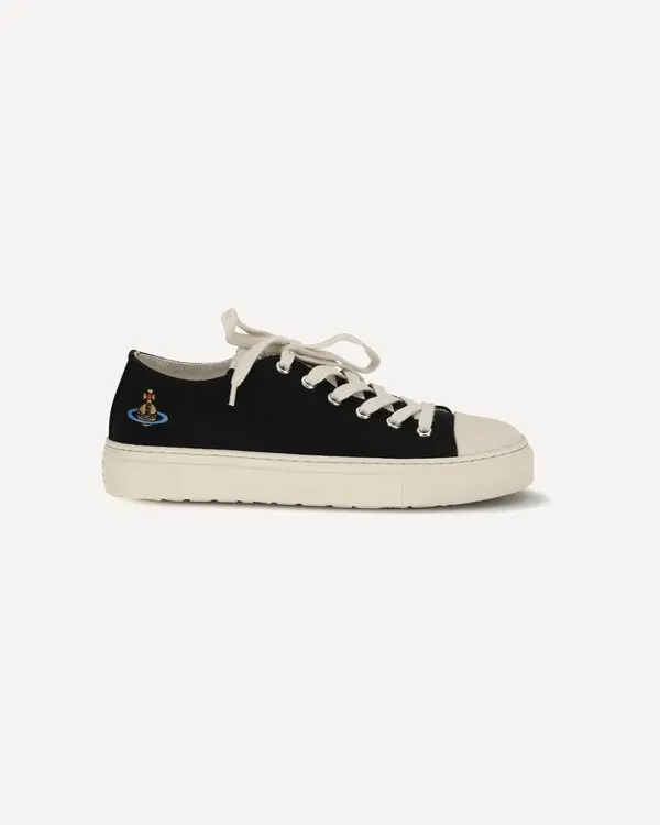 VIVIENNE WESTWOOD Plimsoll Sneakers With Orb Embroidery