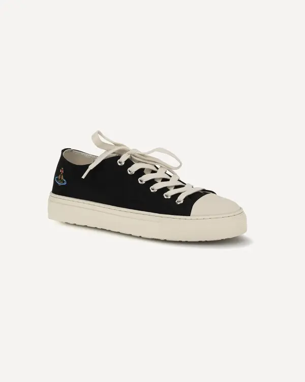 VIVIENNE WESTWOOD Plimsoll Sneakers With Orb Embroidery