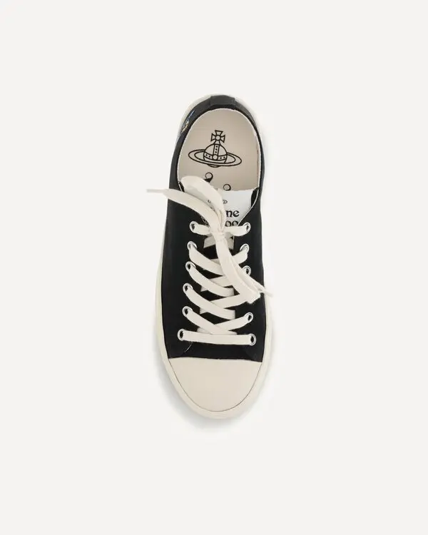 VIVIENNE WESTWOOD Plimsoll Sneakers With Orb Embroidery