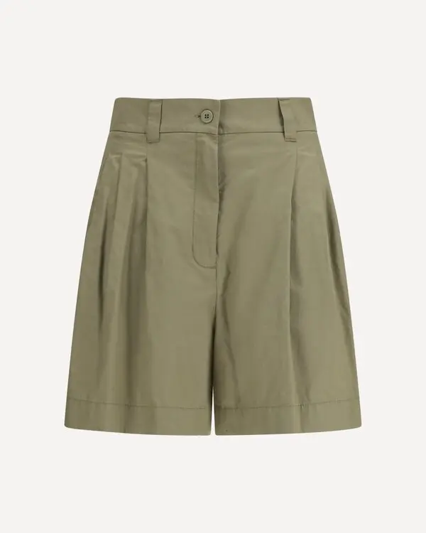 Max Mara Cotton Twill Shorts