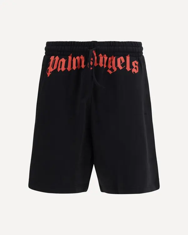Palm Angels Sweatshorts With Logo Print