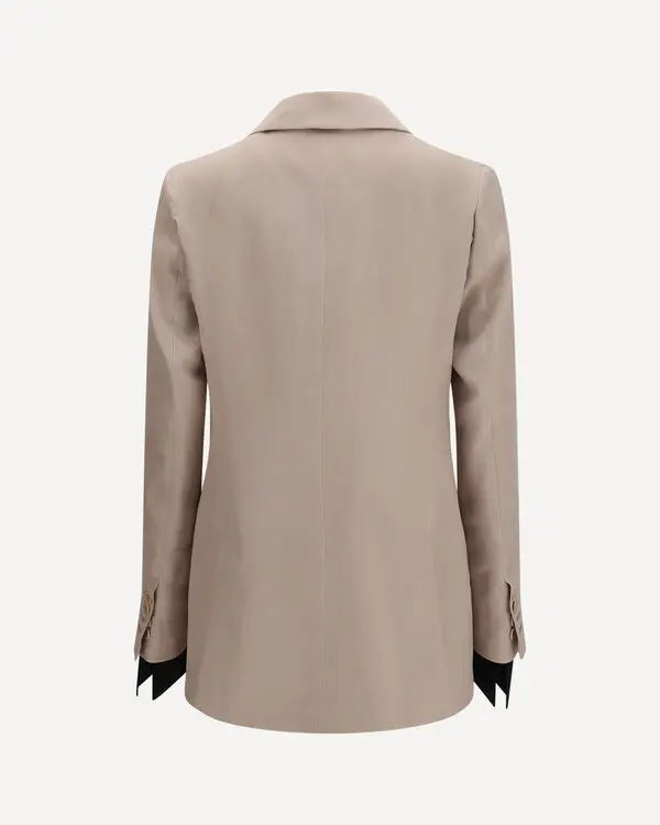 Max Mara Feltro Silk Blazer