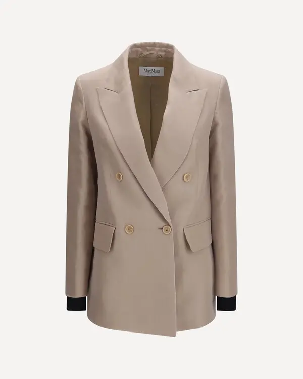 Max Mara Feltro Silk Blazer