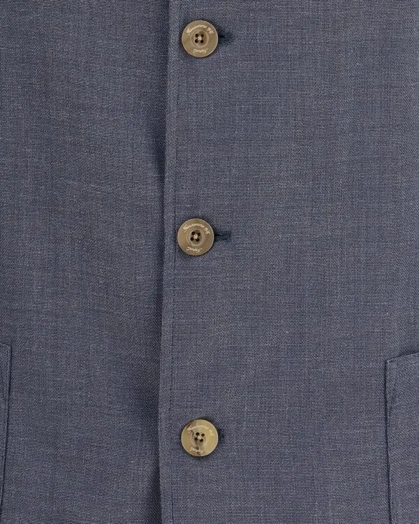FINAMORE 1925 Cotton And Silk Blend Jacket - Grey