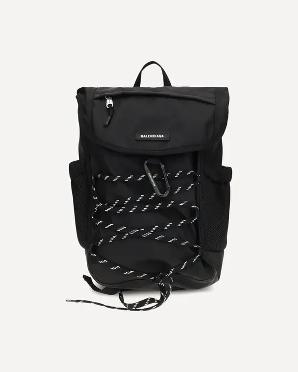 Balenciaga Metal Carabiner Detail Backpack