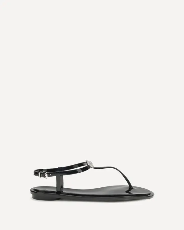 Mach & Mach Double Bow Sandals - Black