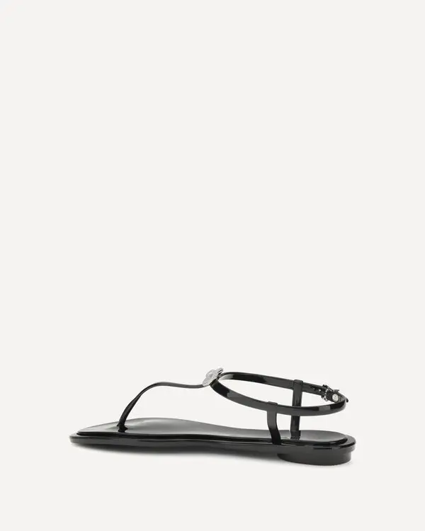 Mach & Mach Double Bow Sandals - Black