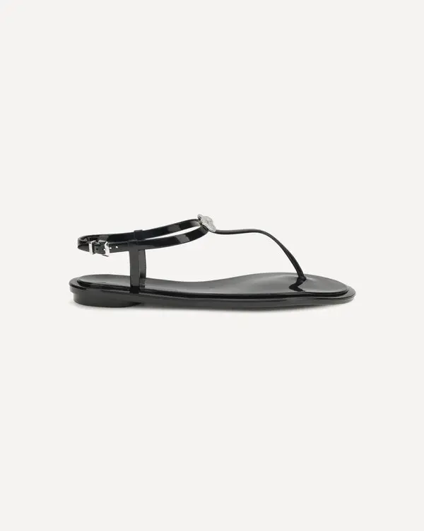 Mach & Mach Double Bow Sandals - Black