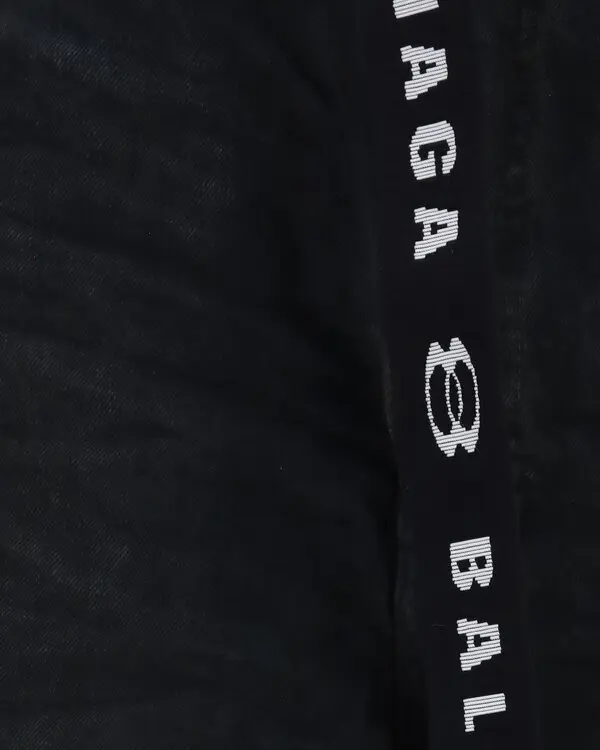 Balenciaga Belted Denim Shorts