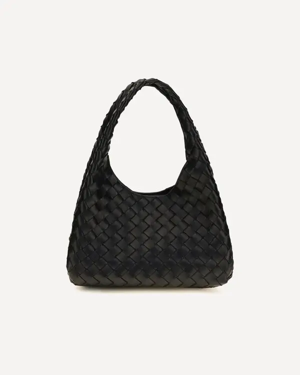 Bottega Veneta Campana Shoulder Bag - Black