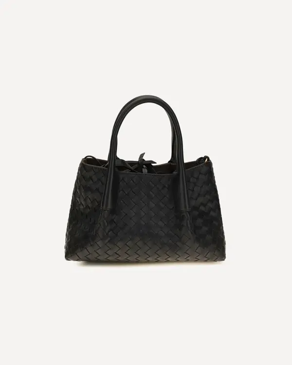 Bottega Veneta Pinacoteca Small Handbag - Black