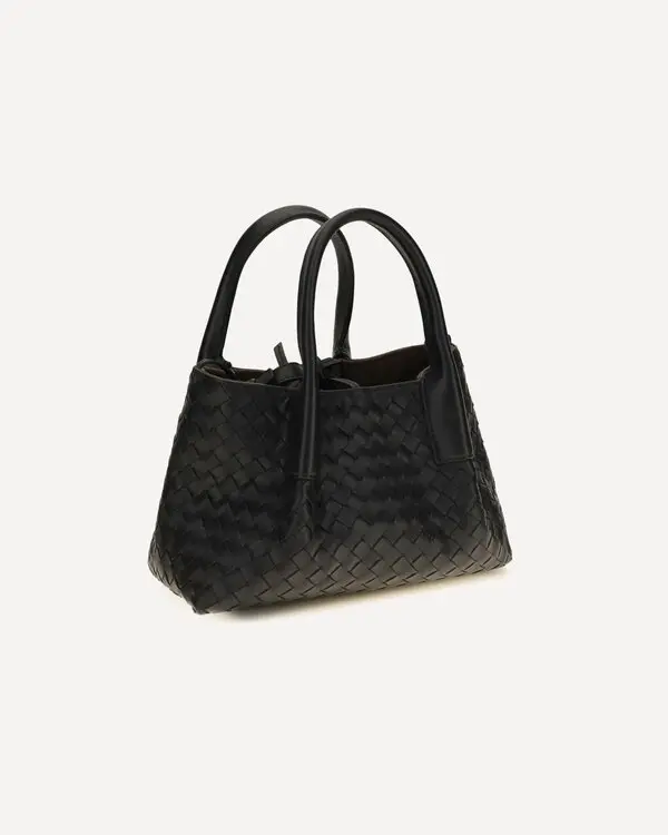 Bottega Veneta Pinacoteca Small Handbag - Black